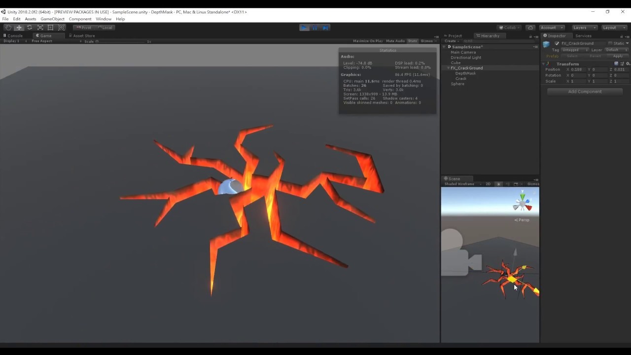 ArtStation - Depth mask / Crack