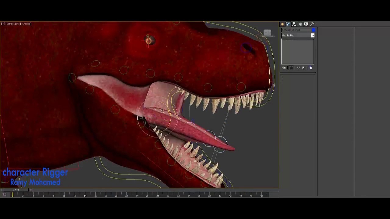ArtStation - Dinosaur Rigging
