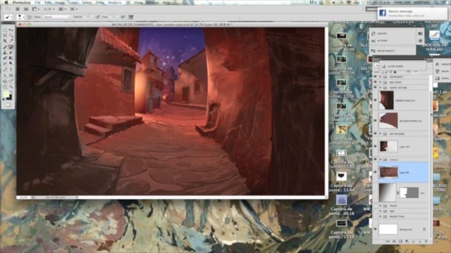 ArtStation - Animation Background - process