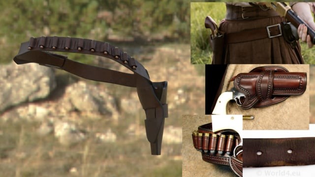 ArtStation - 3D Gun Holster Model