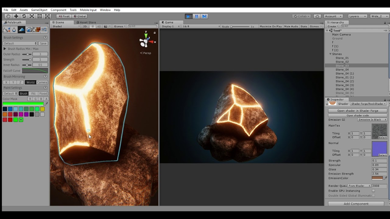 ArtStation - Vertex painting inside unity