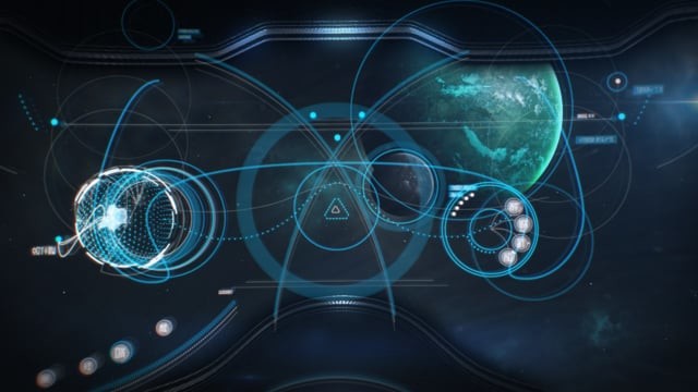 ArtStation - HUD - Blue Alien