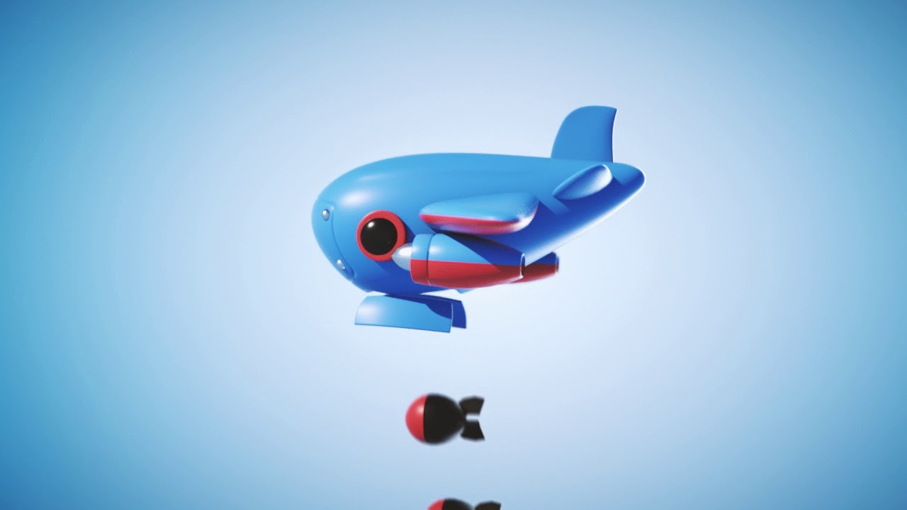 ArtStation - small little bomber loopable animation
