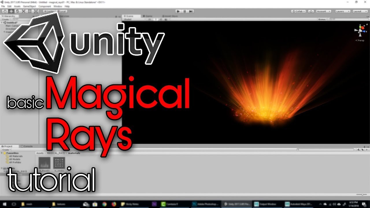 ArtStation - Unity Magical Rays Tutorial