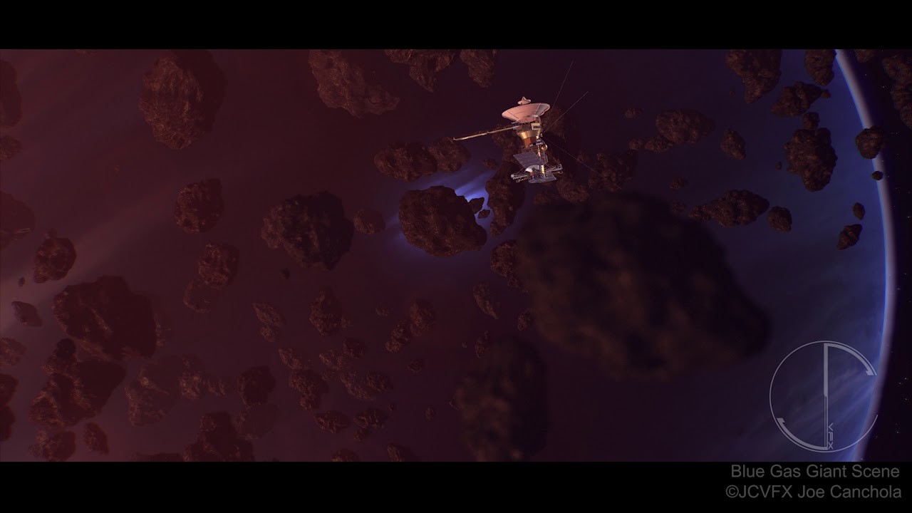 ArtStation - Gas Giant Fly By Scene