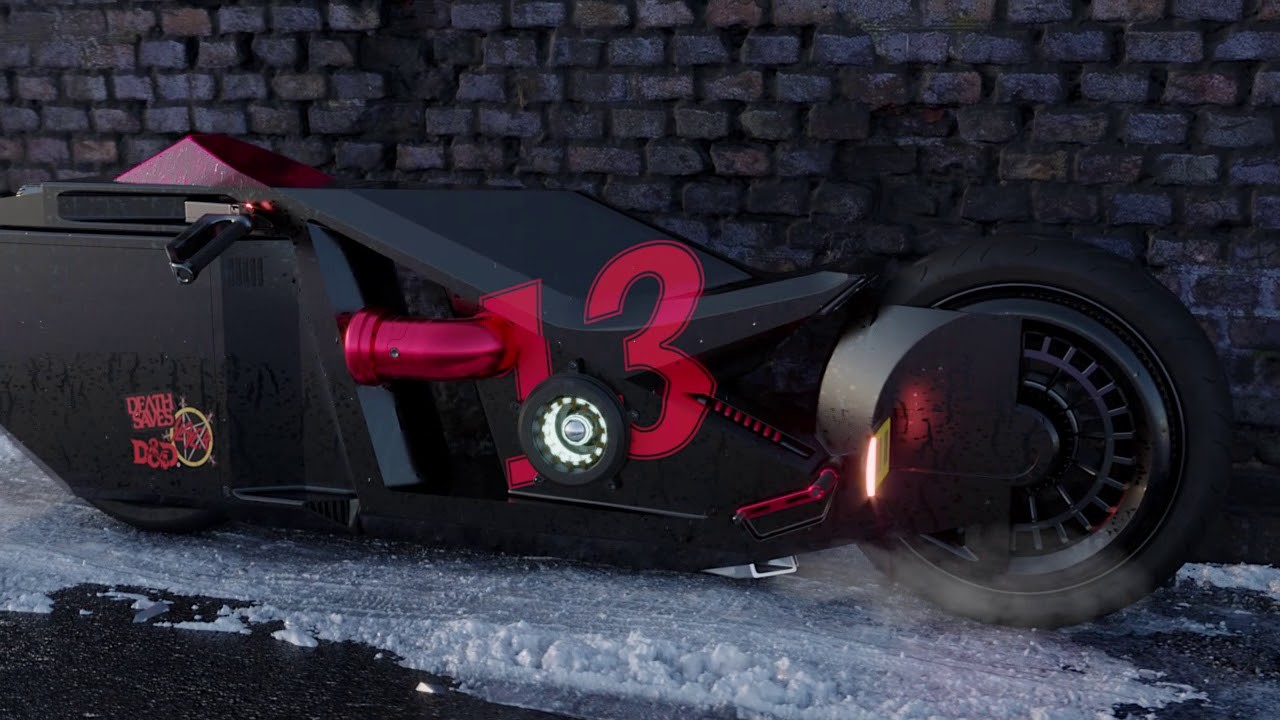 ArtStation - Cyberpunk motorbike