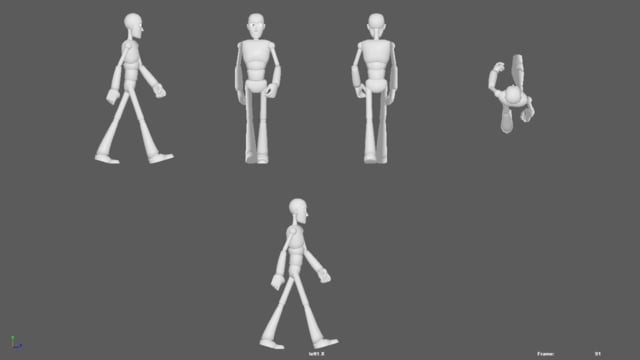 ArtStation - Walk Cycle