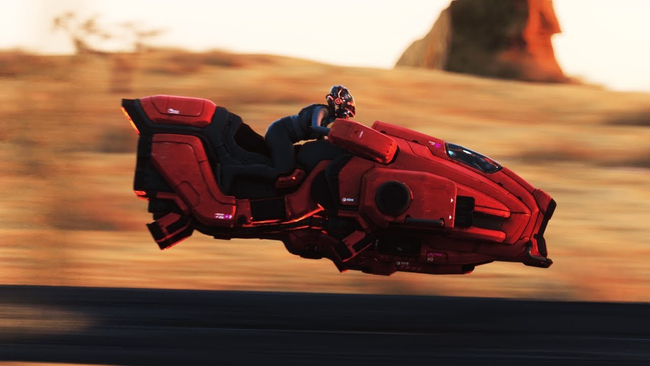 ArtStation - Hoverbike breakdown