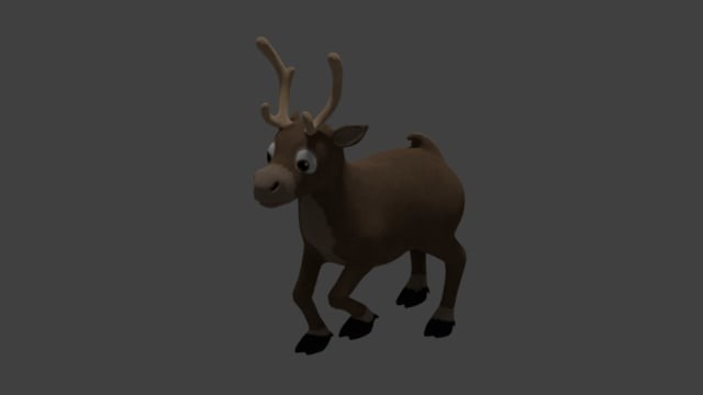 ArtStation - Stylized Reindeer Animations