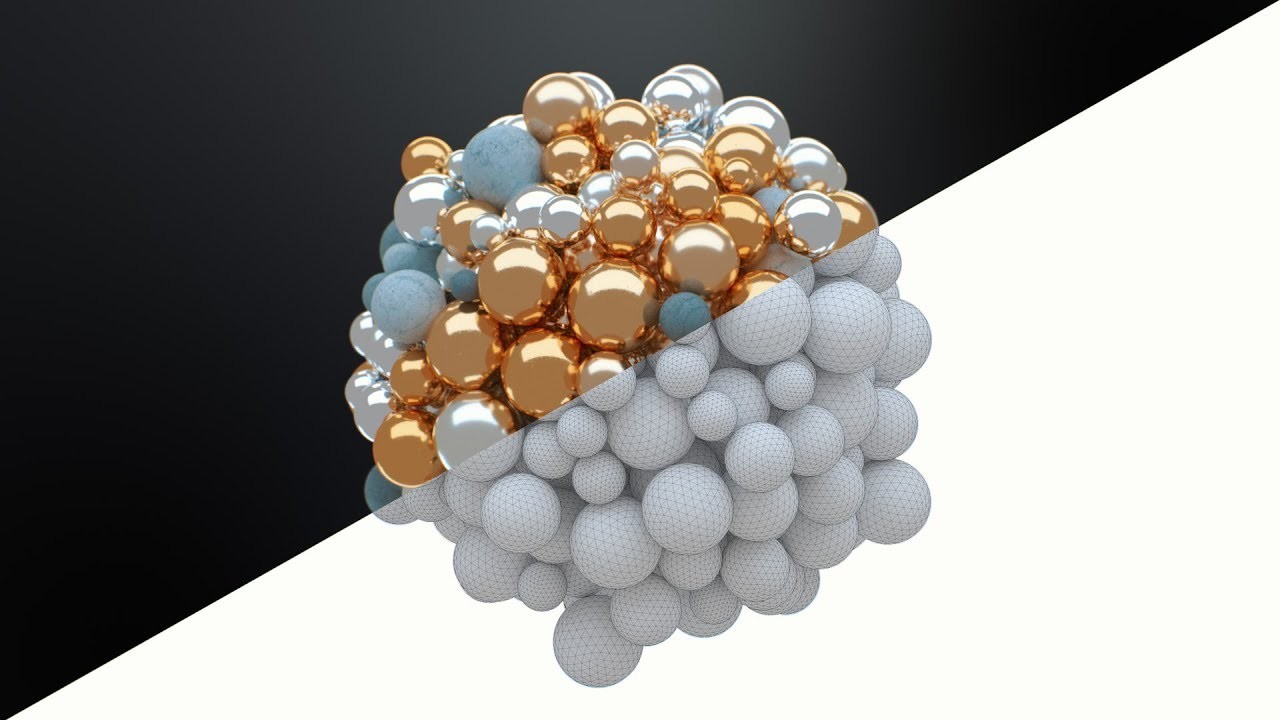ArtStation - C4D Abstract Spheres Pt 2 - Octane Lighting & Texturing ...