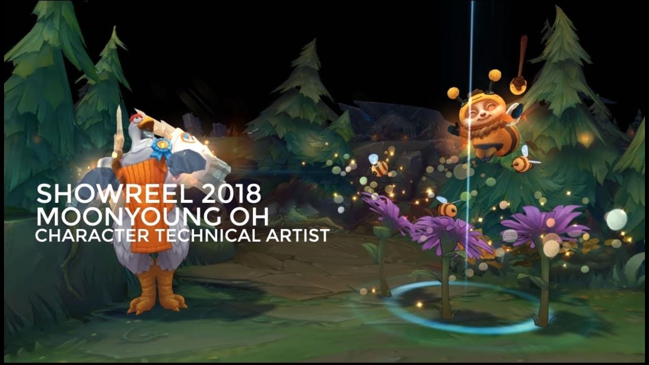 Moonyoung Oh - Character Rigging ShowReel 2018 - League of Legends- Moon Oh