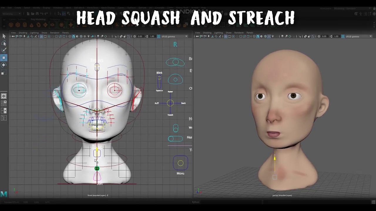 ArtStation - Facial Rig & Lip sync