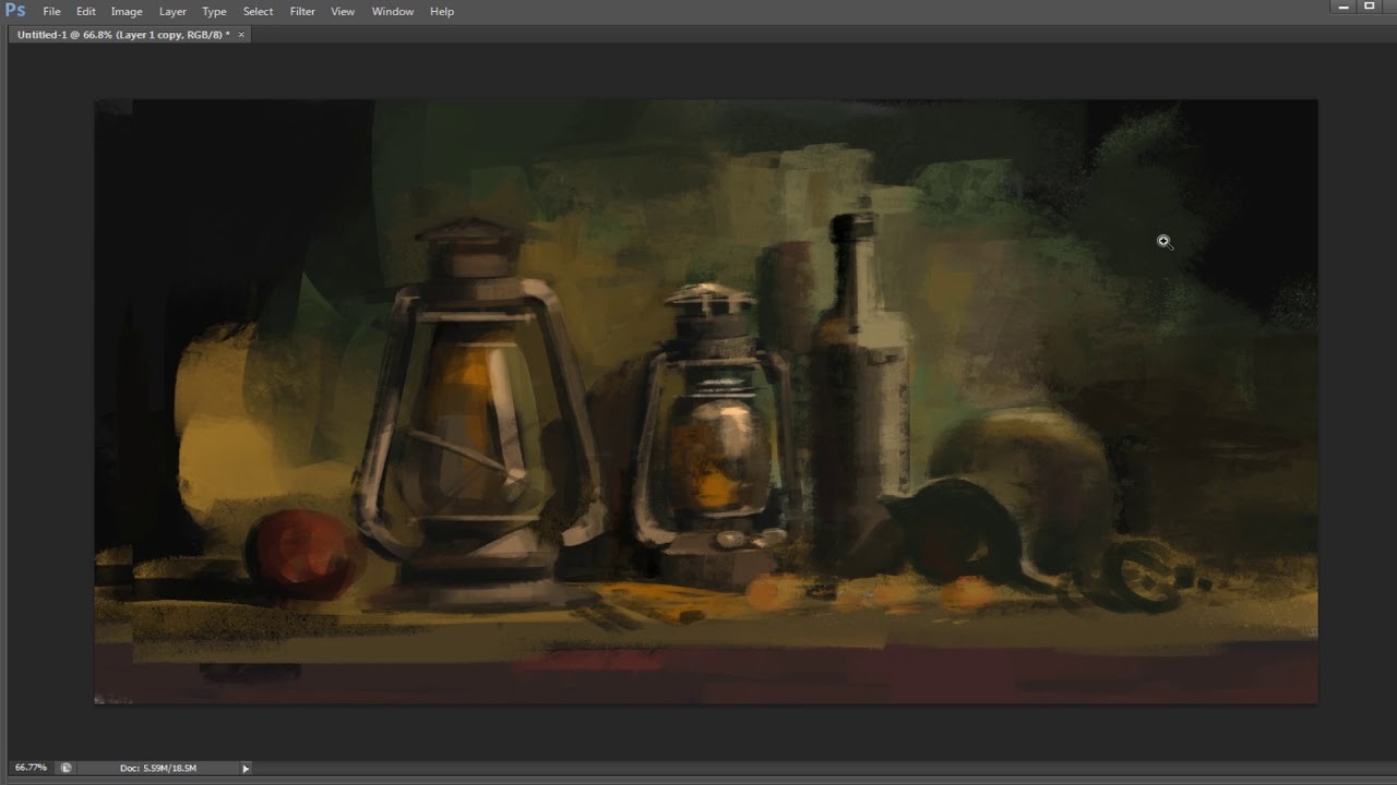 ArtStation - Still life digital painting