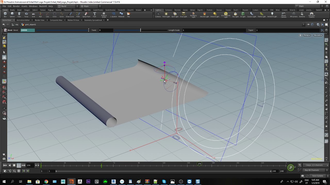ArtStation - Paper roll effect using Houdini