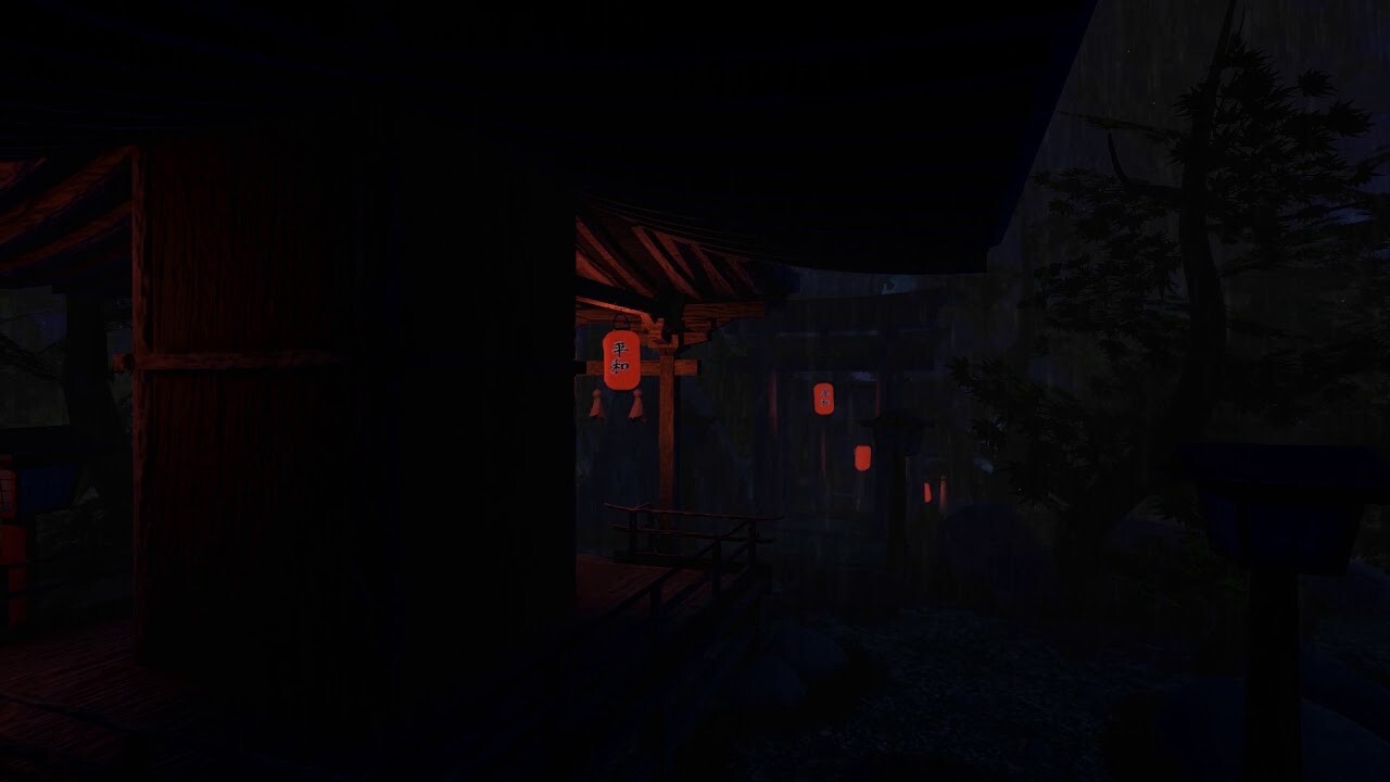 ArtStation - Temple in the night