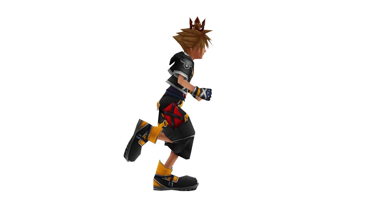 ArtStation - Sora (KH2) Run Cycle