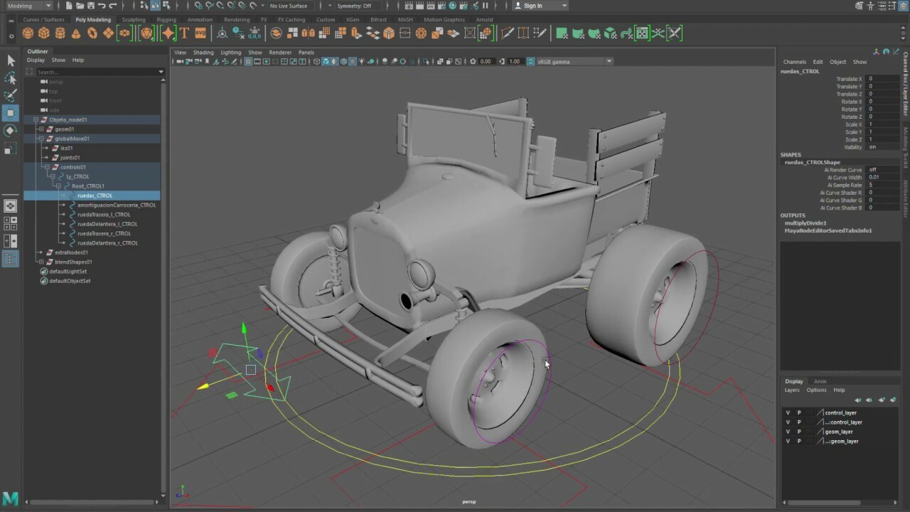 ArtStation - Quick car rig