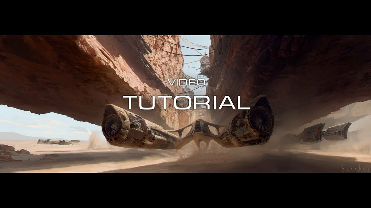 ArtStation - Tutorial concept art "speed"