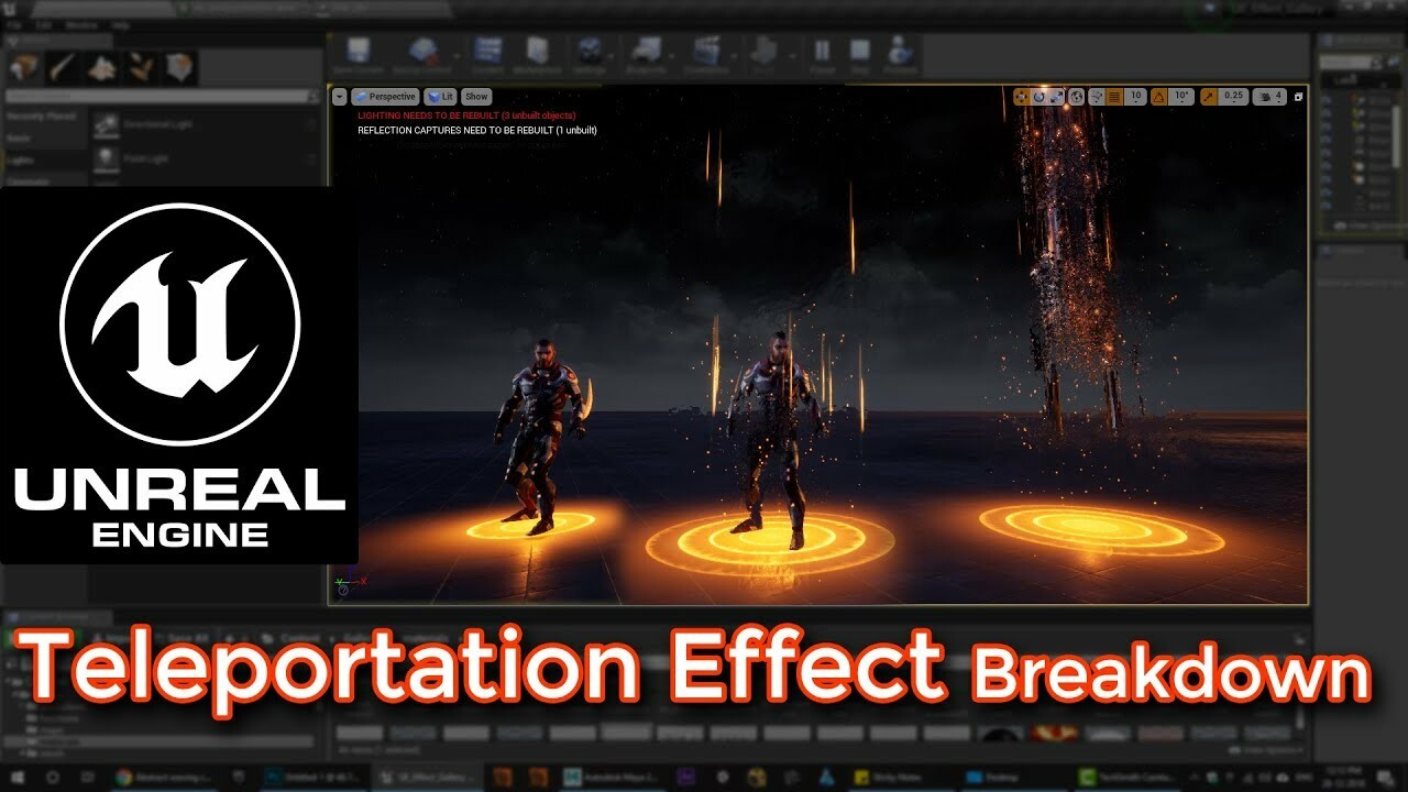 ArtStation - Unreal Engine | Teleportation Effect Breakdown