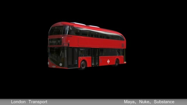 ArtStation - London Bus