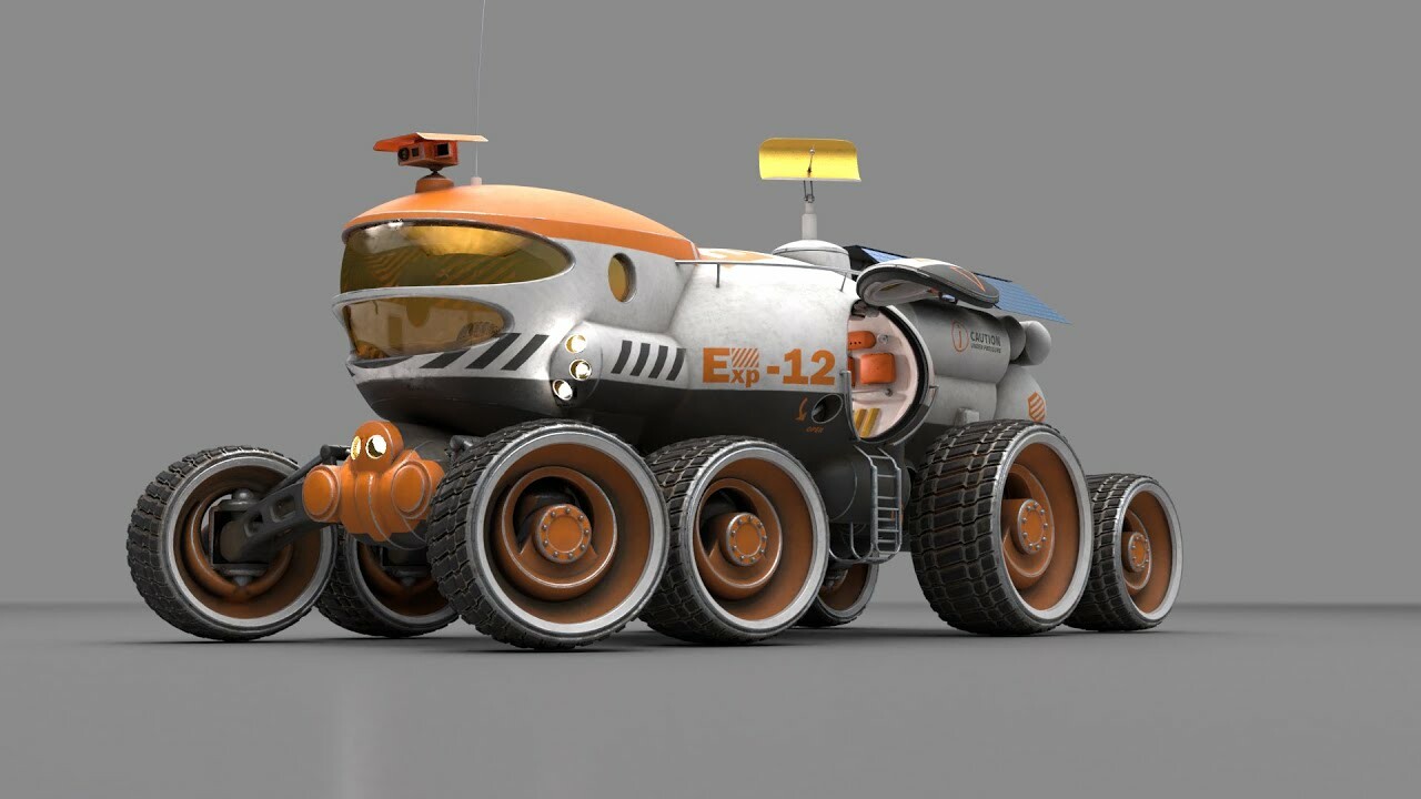 ArtStation - PEV - Planetary Explorer Vehicle