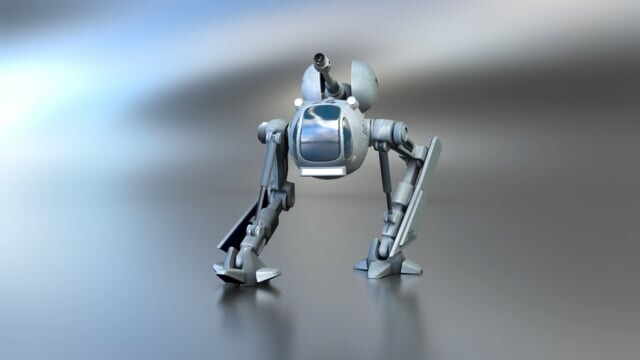 ArtStation - Mech Walk cycle