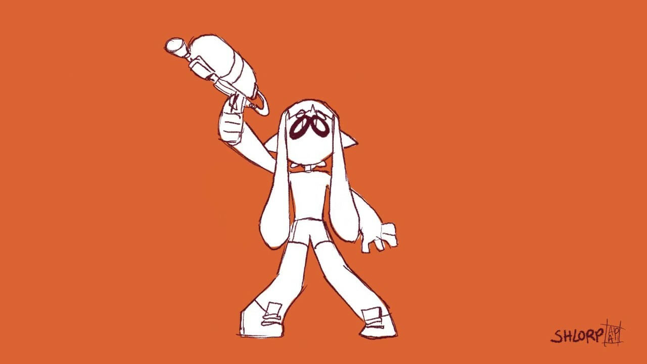 ArtStation - SPLATOON IN SMASH! (short test animation)