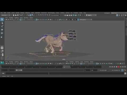 ArtStation - Animation Test - Dog Run Cycle