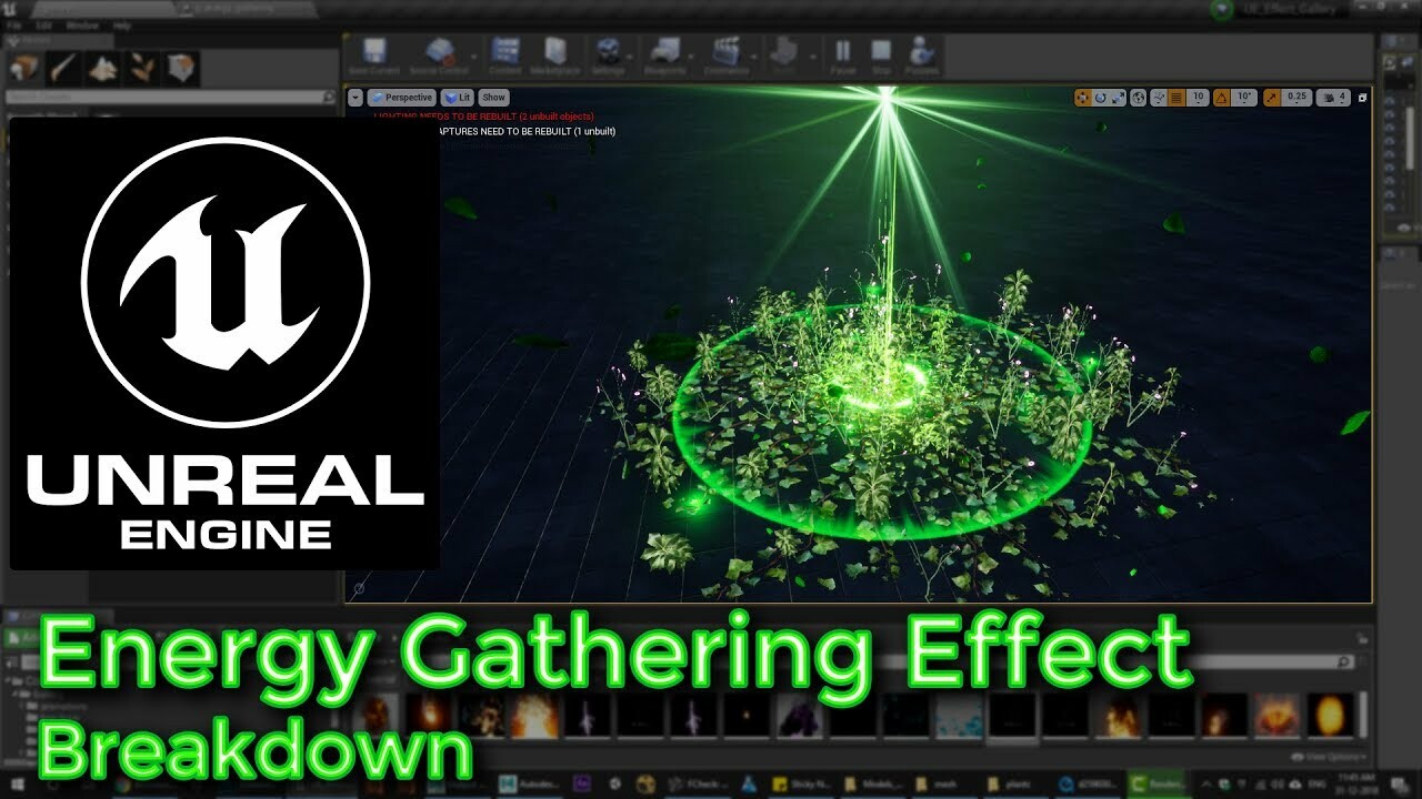 ArtStation - Unreal Engine | Energy Gathering Effect Breakdown