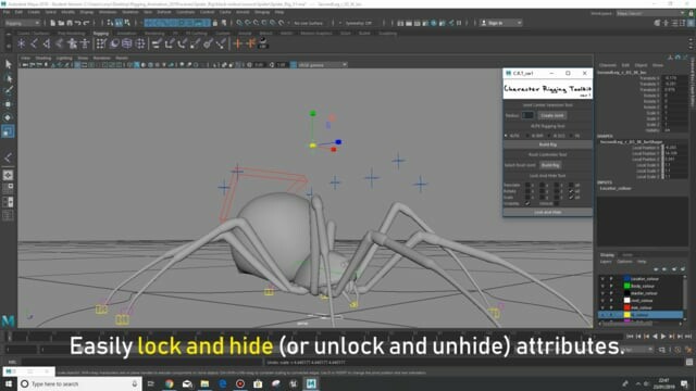 ArtStation - Black-Widow Spider (Character Rigging Toolkit)