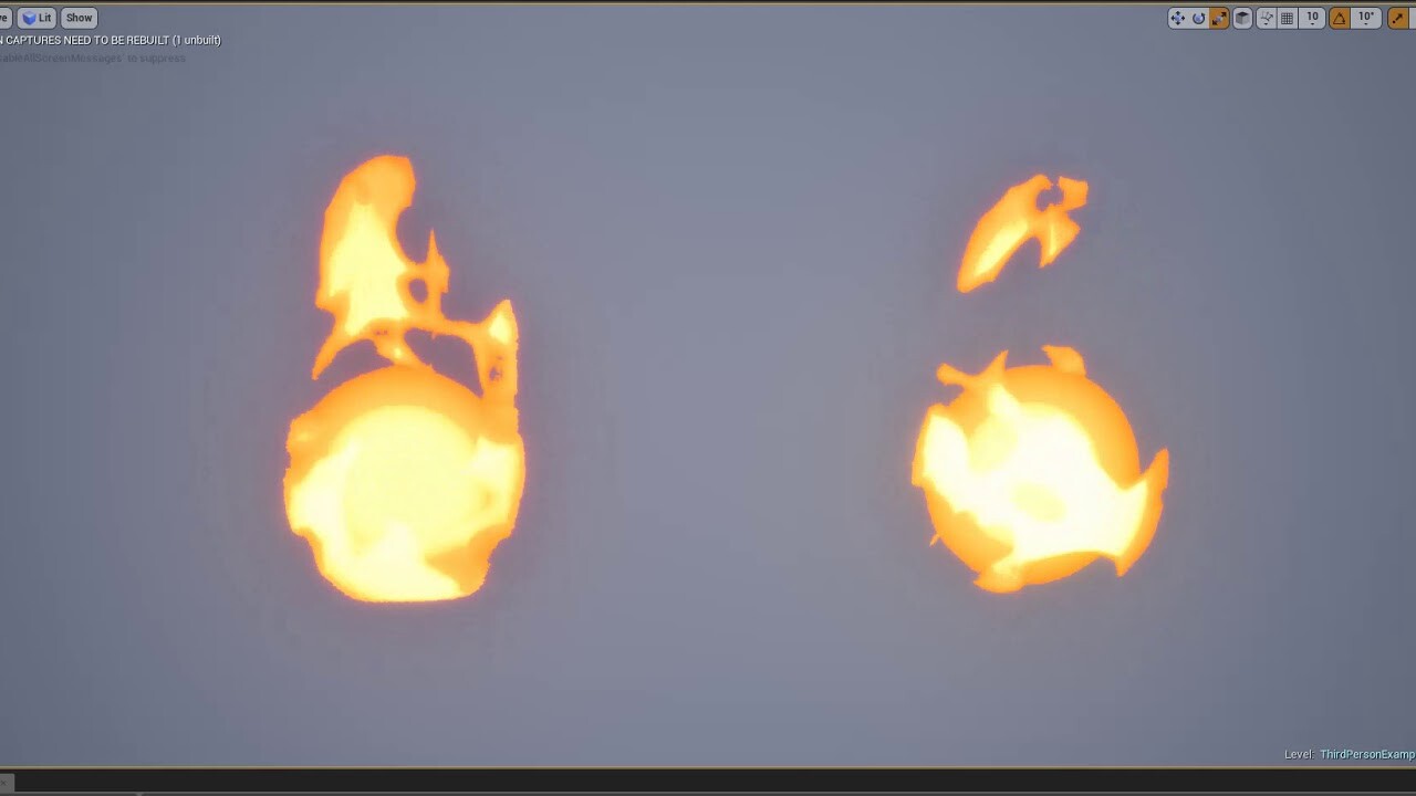 ArtStation - Cartoon Fire Material in Unreal Engine