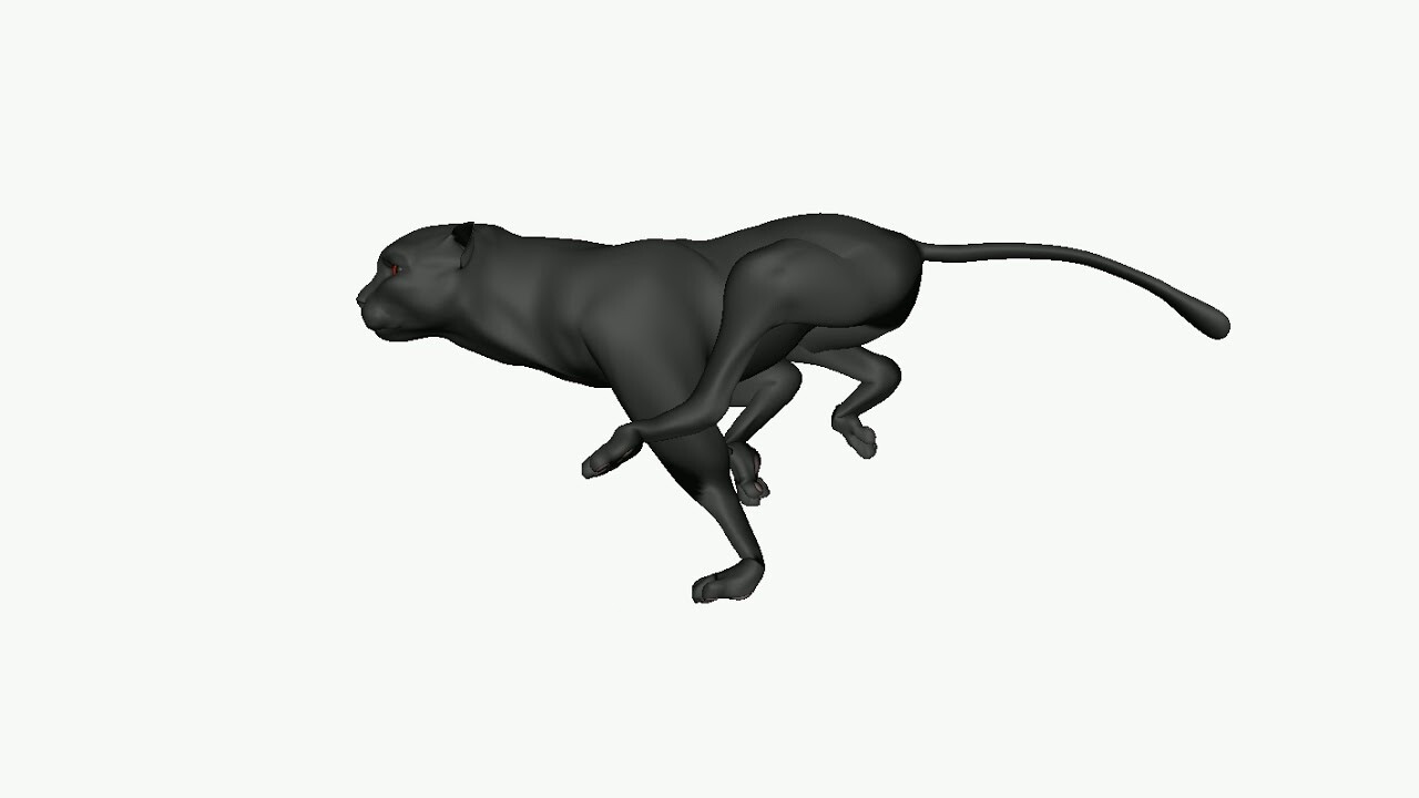 ArtStation - Panther (walk cycle animation)