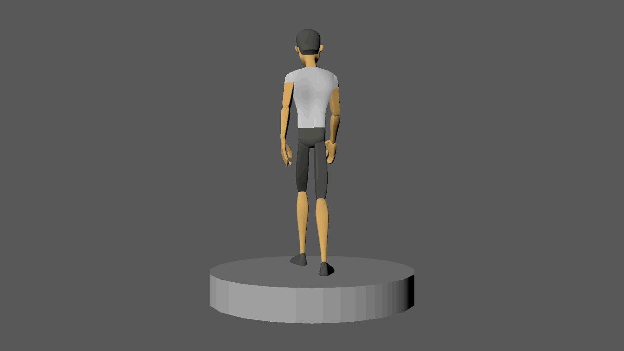 ArtStation - Walk and Run Cycle | Humanoide | 3D Animation