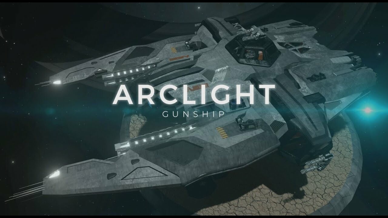 ArtStation - The Arclight Gunship
