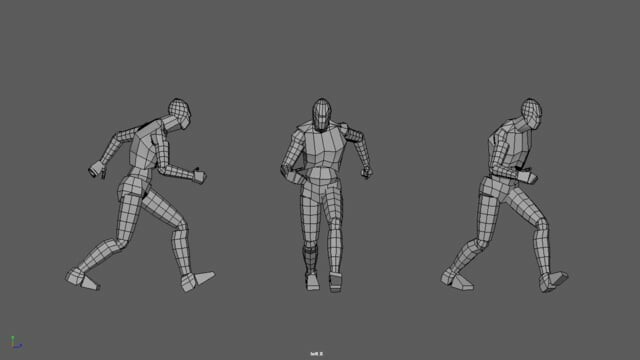 ArtStation - Knight walk cycle