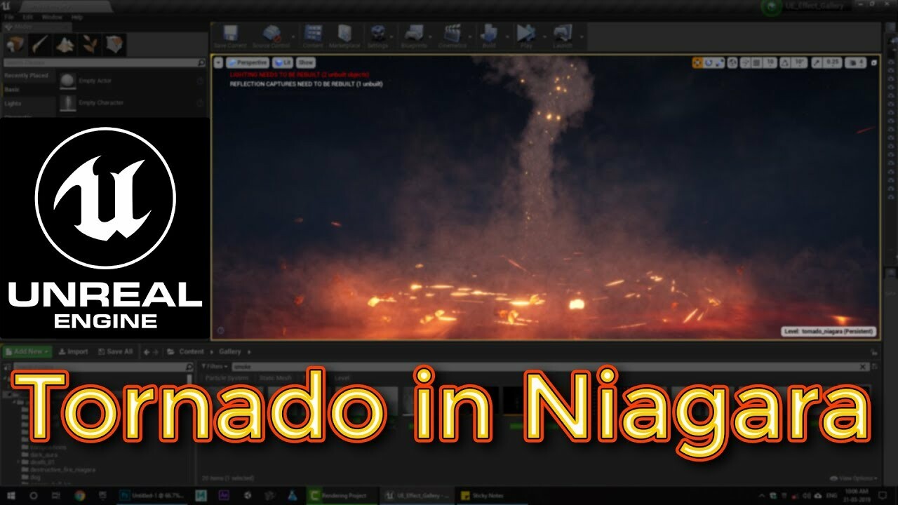 ArtStation - Unreal Engine Tornado in Niagara Tutorial