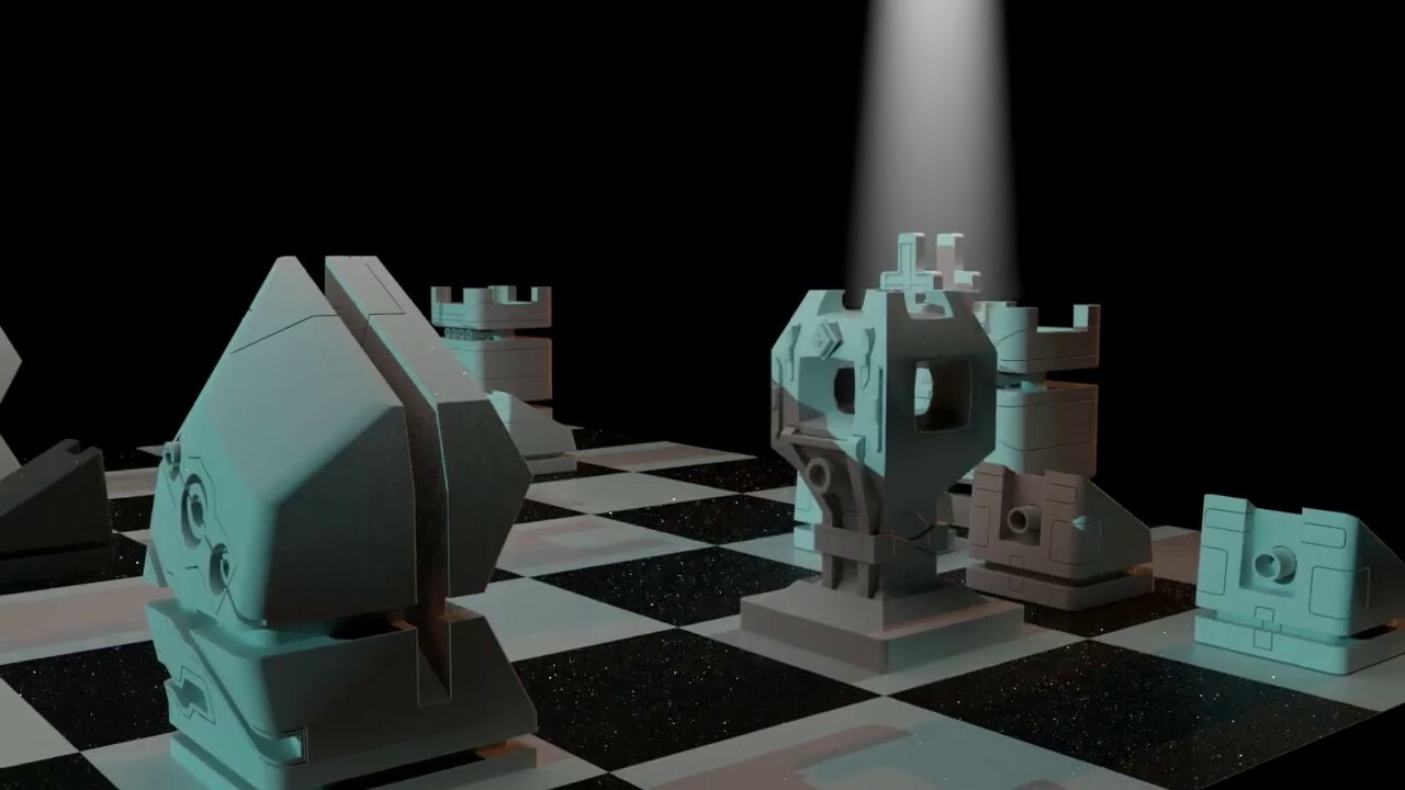 ArtStation - Sci-Fi Chess Animation