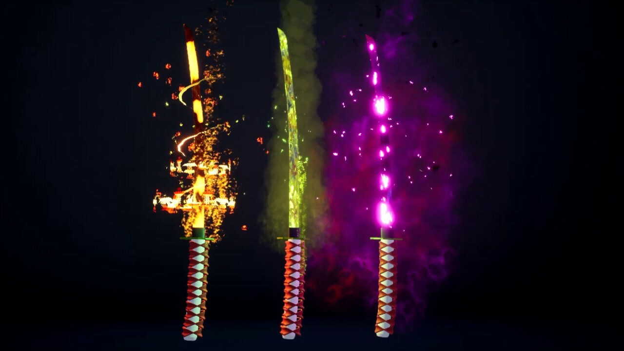 ArtStation - Elemental Swords