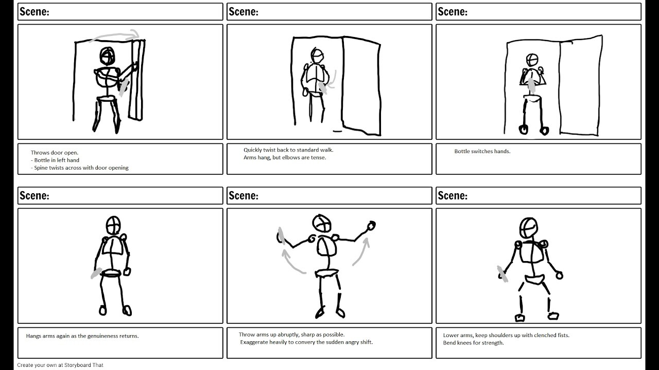 ArtStation - The Room - Movement and Dialogue Animation from Live Footage