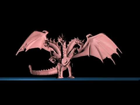 ArtStation - tiamat animation for final