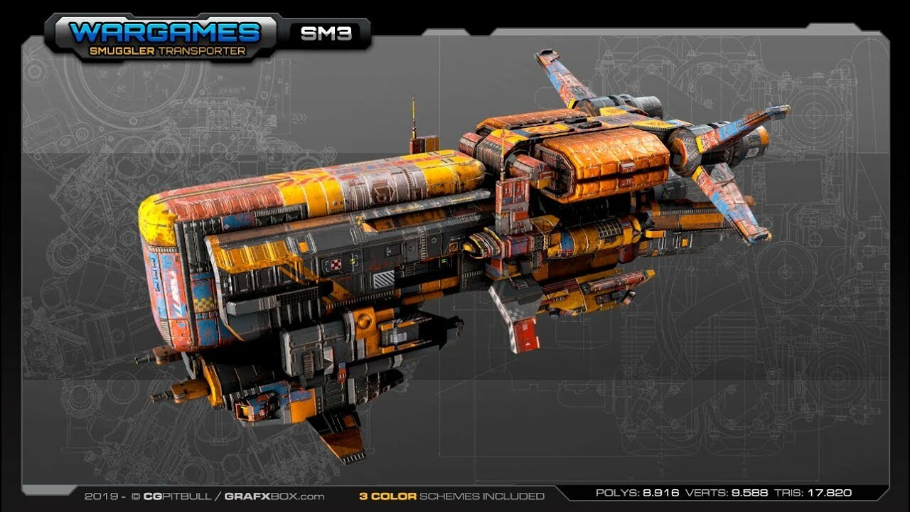 ArtStation - Spaceship "Smuggler Transporter"