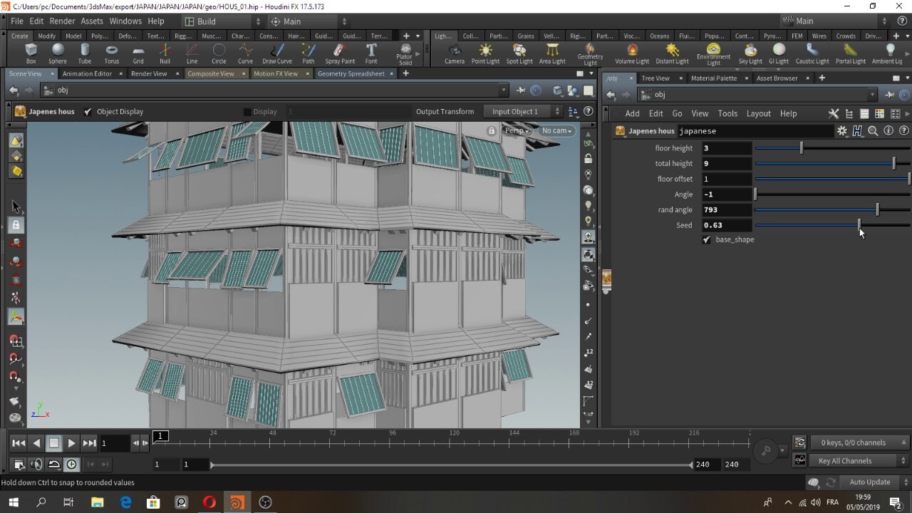 ArtStation - Houdini Procedural Building Generator for Games