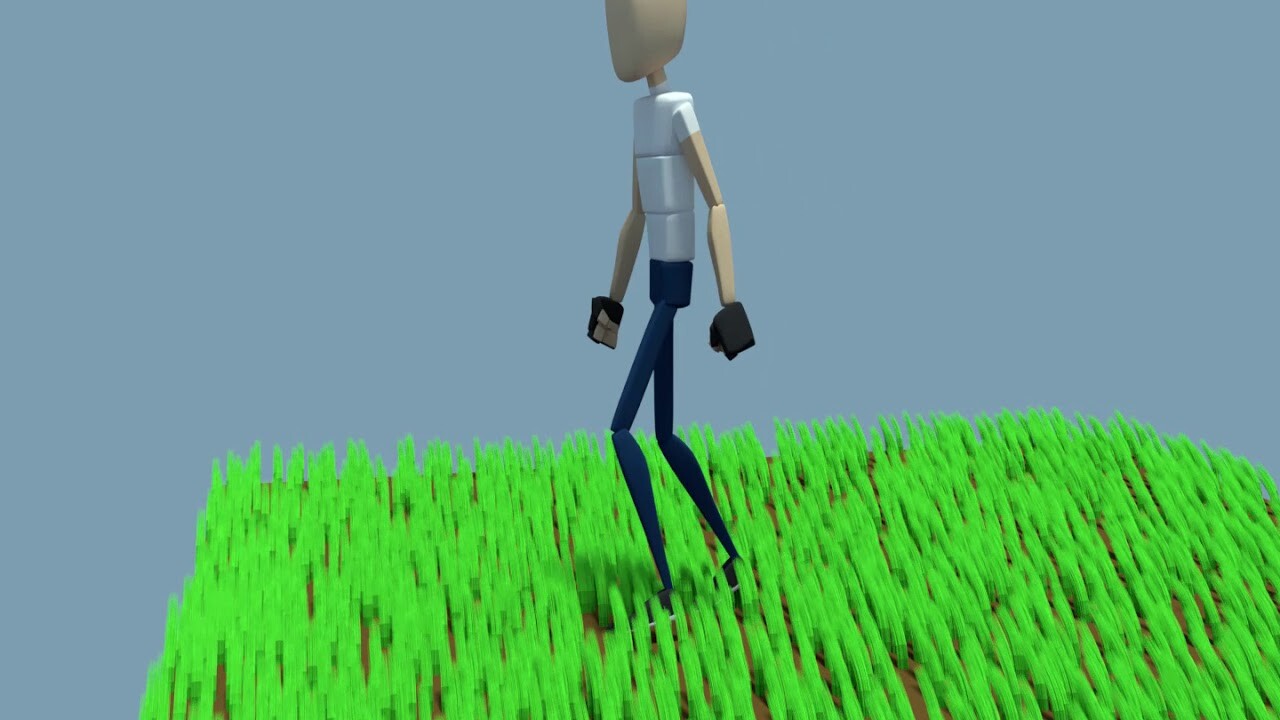 ArtStation - Walk Animation In Grass