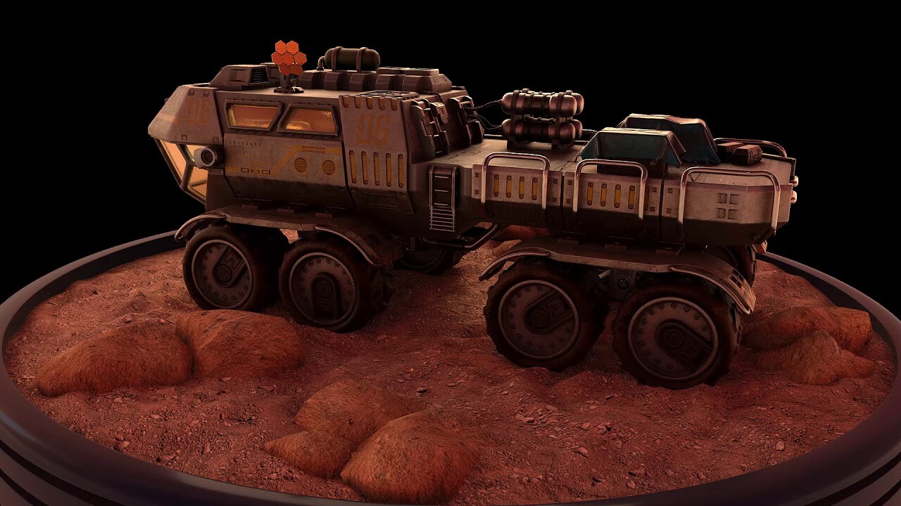 ArtStation - Mars Transport Vehicle