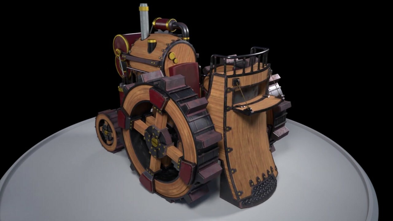 ArtStation - Steampunk Vehicle Demo Projekt 2