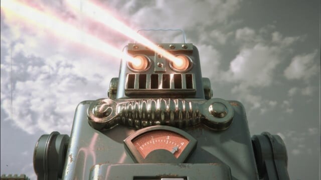 ArtStation - Smoking Spaceman Robot