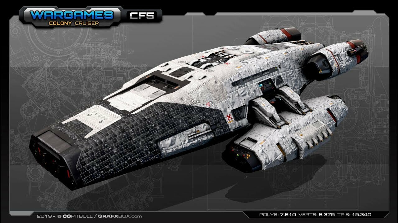 ArtStation - Colony Cruiser C5