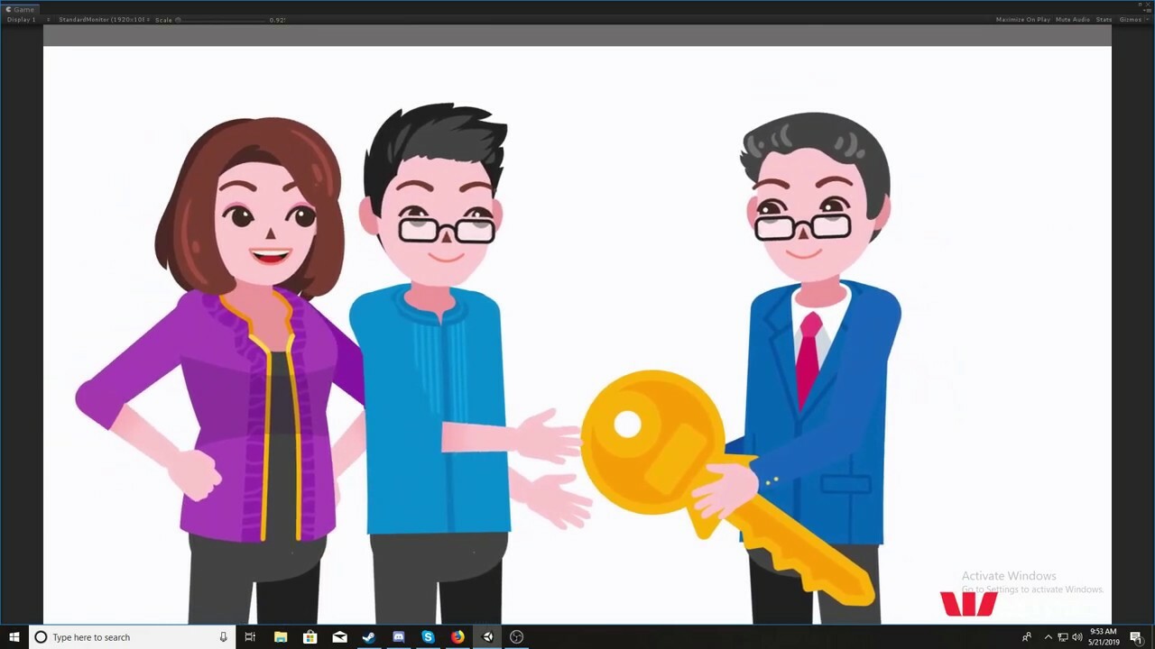 ArtStation - WIP | Bank Simulation App using Unity Engine