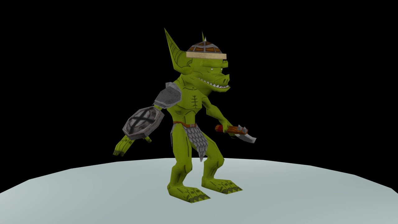 ArtStation - Low-poly Goblin Turnaround
