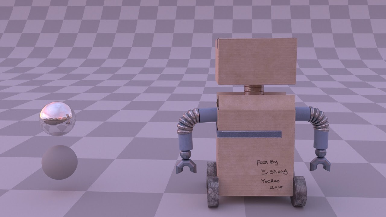 ArtStation - Cardboard Robot